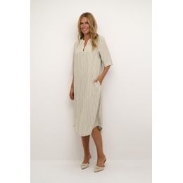 Kaffe Kleid Relaxed fit Chinchilla/Chalk Stripe multicolour