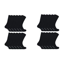 Herren 24 Paar Bambus-Baumwoll-Sportsocken