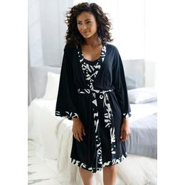 French Connection Kimono schwarz Gr. 40/42 f&uuml;r Damen. Nachhaltig.