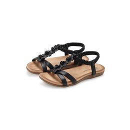 Lascana Sandale 'Sommerschuh, Sandalette, offener Schuh,' schwarz Gr. 37 f&uuml;r Damen