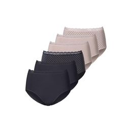 VIVANCE BY LASCANA Taillenslip pink Gr. 32/34 f&uuml;r Damen. Mit Spitzenkante. Nachhaltig.