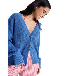 Roxy Damen Fleecepullover "Cosmic Coast"dutch blau, Gr. M, Obermaterial: 100% Baumwolle., Sweatshirts
