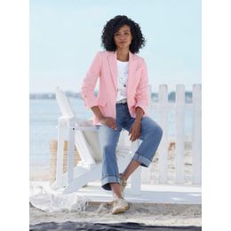 Heine Damen Blazer-Jacke, Rot, Gr. 48, Casual Blazer, Material: Polyester