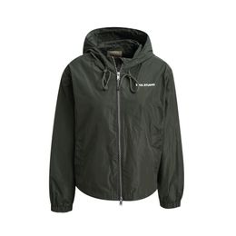 Smith & Soul SMITH & SOUL Damen Kurzjackekhaki, Gr. XL, unifarben, Web, Obermaterial: 100% Polyester, Jacken, mit Kapuze, Kordelz&uuml;ge