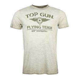 Top Gun T-Shirt 'Ease' Herren Gr&ouml;&szlig;e M beige / oliv