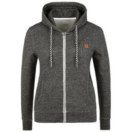 oxmo Sweatjacke 'Celia' Damen Gr&ouml;&szlig;e L braun / schwarz