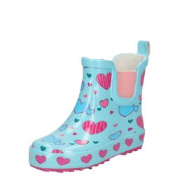Beck Rubber Boots 'Sweethearts' girl size 22 Light blue / Petrol / Pitaya / Dark pink
