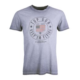 Top Gun Shirt ' TG20201033 ' male size XL Blue / Grey / Red