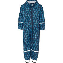 Playshoes Funktionsanzug Jungen Gr&ouml;&szlig;e 74 blau / nachtblau / wei&szlig;