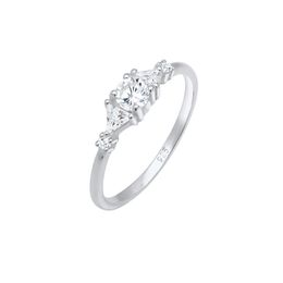 Elli Premium Ring Edelstein Ring, Verlobungsring Damen Gr&ouml;&szlig;e 54 silber