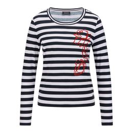 Basler - Rundhals-Shirt, blau, Gr. 48 / XL - Baumwolle