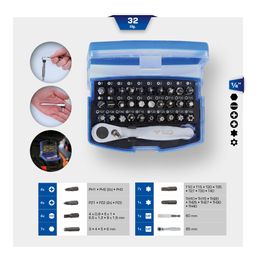 Brilliant Tools Bit-Satz mit Bit-Umschaltratsche, 32-tlg (BT053532)