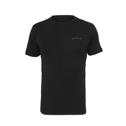 MisterTee Herren T-Shirt "MisterTee Herren Hope Faith Love Tee"schwarz, Gr. M, bedruckt, 100% Baumwolle, Shirts