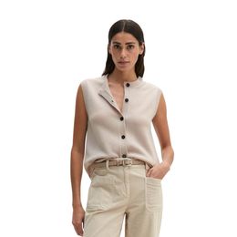 Marc O'Polo MARC O'POLO Damen Strickweste "aus flauschiger Lambswool"natural, Gr. XXS, unifarben, Obermaterial: 100% Schurwolle, Westen