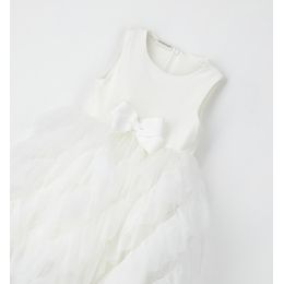 sarabanda M&auml;dchen Sommerkleid "BABY GIRL SUMMER DRESS"sanftes wei&szlig;, Gr. 104, 100% Polyester, Kleider