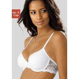 Lascana Schalen-BH 'Vittoria' beige Gr. 75E. Mit B&uuml;gel