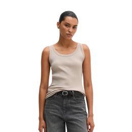Marc O'Polo MARC O'POLO Damen T-Shirt "aus Bio-Baumwoll-Modal-Stretch-Jersey", beige, Basic, Gr. M, unifarben, Obermaterial: 58% Baumwolle, 38% Modal, 4%