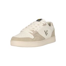 Lyle & Scott LYLE & SCOTT Herren Sneaker "Callum", Gr. 42wei&szlig;, Lederimitat, Schuhe, mit geformter, hochelastischer Innensohle