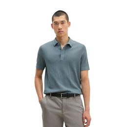 Marc O'Polo MARC O'POLO Herren Poloshirt "aus Bio-Baumwolle und TENCEL Lyocell"schwarz pepper, Gr. XL, unifarben, Obermaterial: 75% Baumwolle, 25% Lyocell,