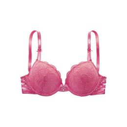 Lascana Push-up-BH 'Nikoletta' pink Gr. 75C. Mit Herausnehmbaren Kissen und mit B&uuml;gel