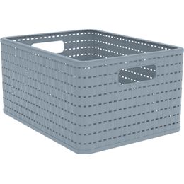 Rotho Korb COUNTRY misty blau