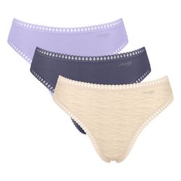 Sloggi GO Crush High leg C3P Damen Slip