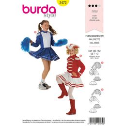 Burda Schnitt 2472 "Funkenmariechen" f&uuml;r M&auml;dchen