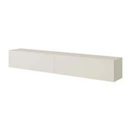Selsey Tv-H&auml;ngeboard, Greige, Holzwerkstoff, 2 F&auml;cher, Rechteckig, 200x30x31.6 cm, Wohnzimmer, Wohnw&auml;nde, Lowboards, Lowboards stehend