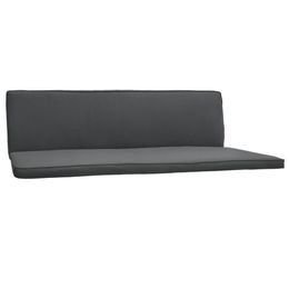 Beautissu Auflage, Graphit, Textil, 50x6x180 cm, Outdoor-Kissen