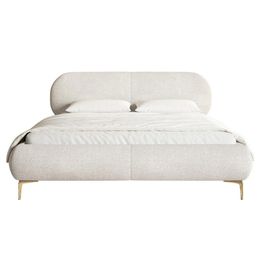 Selsey Polsterbett, Creme, Metall, 160x200 cm, Schlafzimmer, Betten, Polsterbetten