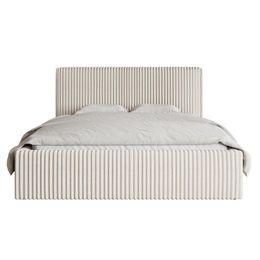 Selsey Polsterbett, Creme, Kunststoff, 180x200 cm, Schlafzimmer, Betten, Polsterbetten