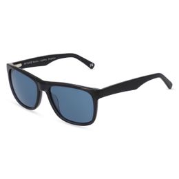 Botaniq 7015 | Herren-Sonnenbrille | Fassung: Vollrand, Quadratisch, Acetat, Blau Transparent | Glasfarbe: Blau