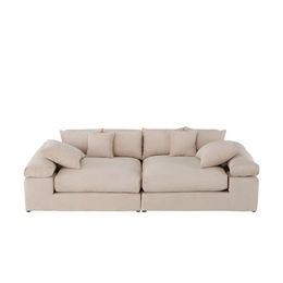 Smart Big Sofa Lianea beige Ma&szlig;e (cm): B: 260 H: 86 T: 133.0 &raquo; H&ouml;ffner