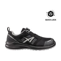 ALBATROS Sicherheitsschuh S1PL Airflow QL Unisex 41 Schwarz