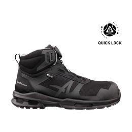 ALBATROS Sicherheitsschuh S7S Halo QL Unisex 38 Schwarz