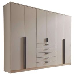 Livetastic Kleiderschrank, Kaschmir, Holzwerkstoff, 4 F&auml;cher, 5 Schublade(n) Schubladen, 270x210x52 cm, Schlafzimmer, Kleiderschr&auml;nke, Dreht&uuml;renschr&auml;nke