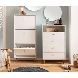 Tchibo - Kommode &raquo;Bjarne&laquo; - 60x33x104,5cm - braun -