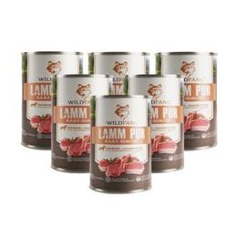 Wildfang &reg; Nassfutter Lamm pur BARF 6x400 g