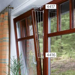 Trixie Kippfenster-Schutzgitter, schr&auml;g in wei&szlig; f&uuml;r eine Fensterseite