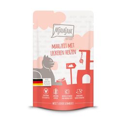 MjAMjAM Quetschie Mahlzeit mit leckeren Herzen Katzen-Nassfutter getreidefrei 12x125g