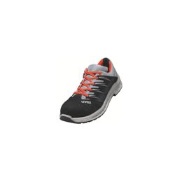 Uvex Halbschuhe 2 trend S2 schwarz grau rot Weite 11 Gr&ouml;&szlig;e 51 (6909851)