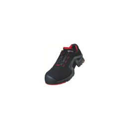 Uvex Halbschuhe 1 support S3 schwarz rot Weite 12 Gr. 52 (8516352)