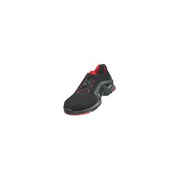 Uvex Halbschuhe 1 support S1 schwarz rot Weite 11 Gr. 52 (8512852)