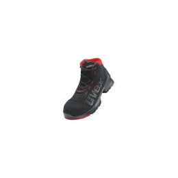 Uvex Stiefel S1 85477 schwarz rot Weite 10 Gr&ouml;&szlig;e 45 (8547745)