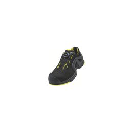 Uvex Halbschuhe 1 support S1P schwarz gelb Weite 12 Gr. 43 (6568343)