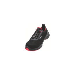 Uvex Halbschuhe 1 G2 S1 schwarz rot Weite 14 Gr. 42 (6846042)