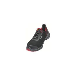 Uvex Halbschuhe 1 G2 S3 schwarz rot Weite 10 Gr. 48 (6838148)