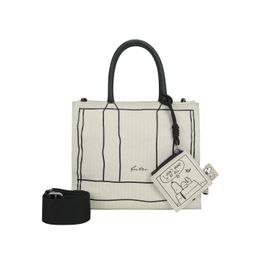 Damen Umh&auml;ngetasche "PeanutsTM x fritzi Izzy09 Easy Sketched", Fritzi aus Preussenbeige, 55% Baumwolle, 45% Polyester, gemustert, Taschen, mit
