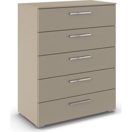 Schubkastenkommode Rauch, B:80cm H:100cm T:42cm, beige, Holzwerkstoff, Sideboards, "Highboard Sideboard Kommode MONTCLAR Frontauswahl