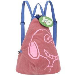 Damen Skirucksack "PeanutsTM x fritzi Tomke Smile", Fritzi aus Preussenpink, 55% Baumwolle, 45% Polyester, bedruckt, Rucks&auml;cke, mit Peanuts-Motiv